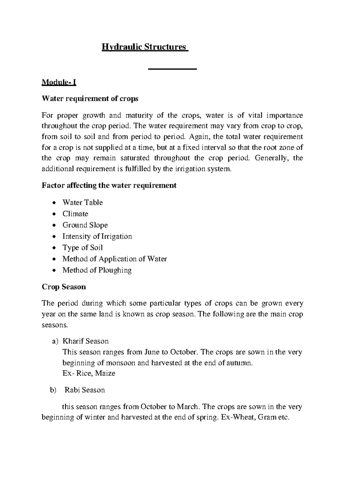 Example Of Types Of Hydraulic Structures - Design Talk