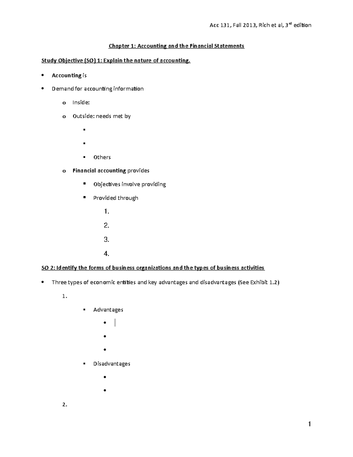 Chapter+1+Guided+Notes - Chapter 1: Accounting and the Financial ...