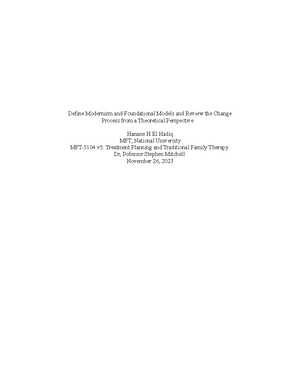 MFT 5104-Mini Treatment Plans - Mini Treatment Plans Michelle Adams ...