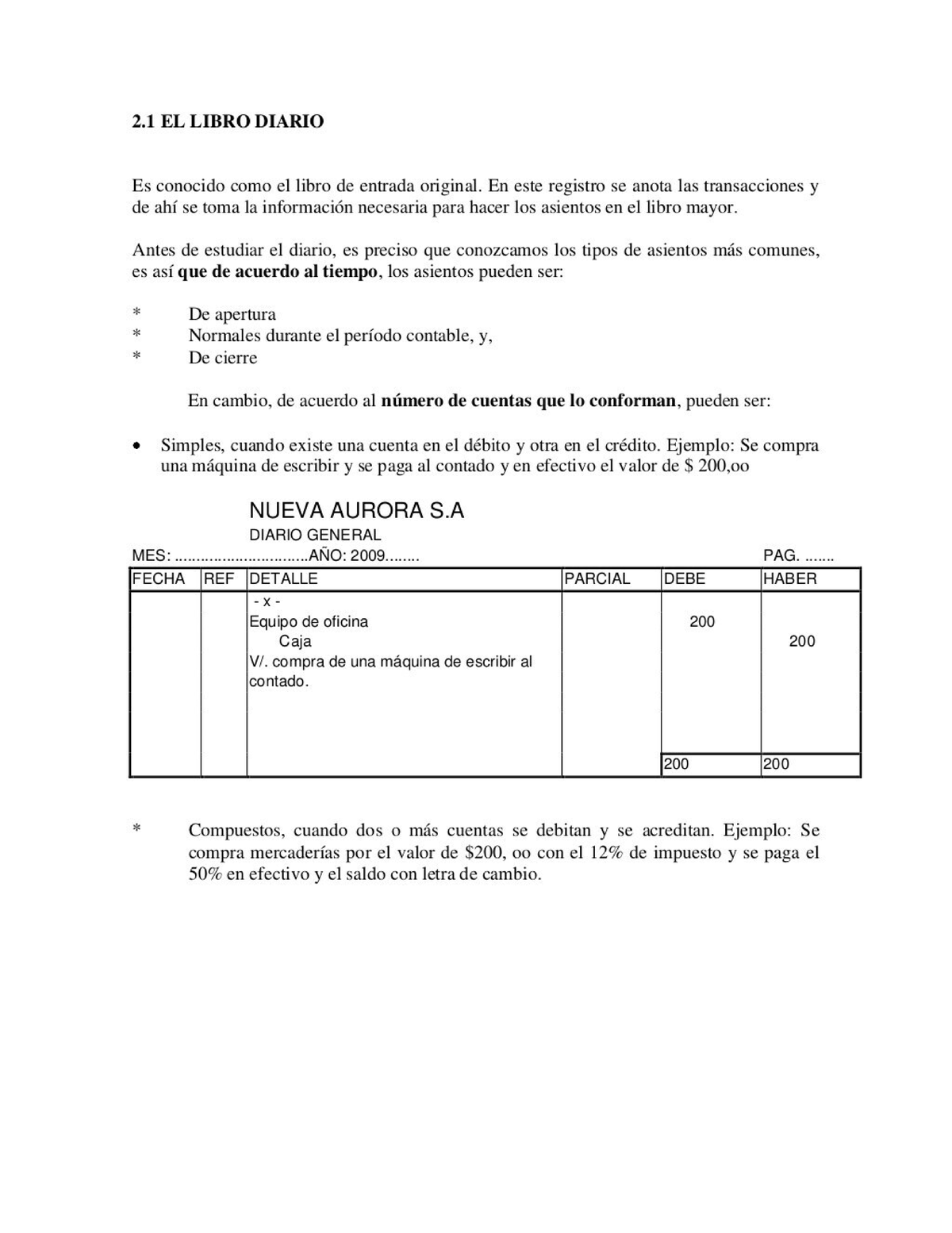 Pdf-libro-diario compress - Contabilidad general - Studocu