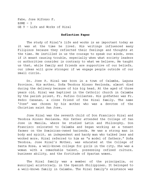 THE Significance OF JOSÉ Rizal TO Philippine History - THE SIGNIFICANCE ...