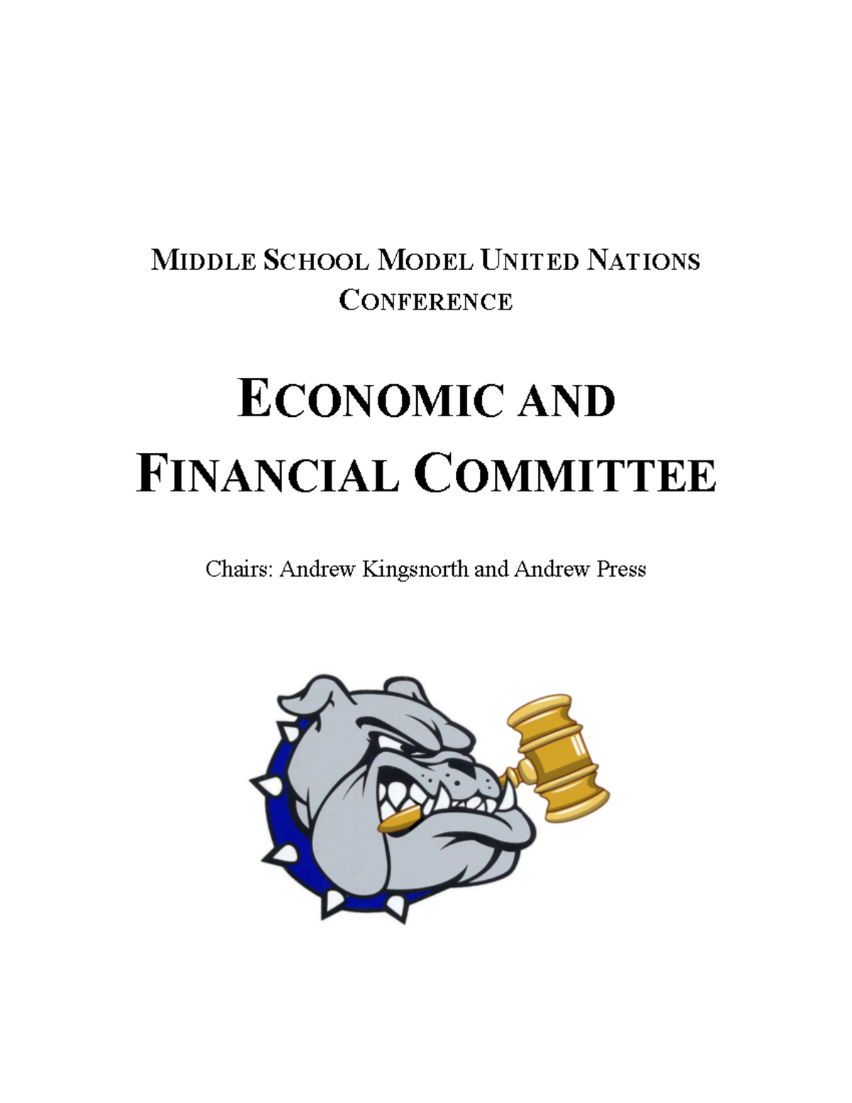 Economic and Financial Committee ( Ecofin) - M IDDLE SCHOOL MODEL ...
