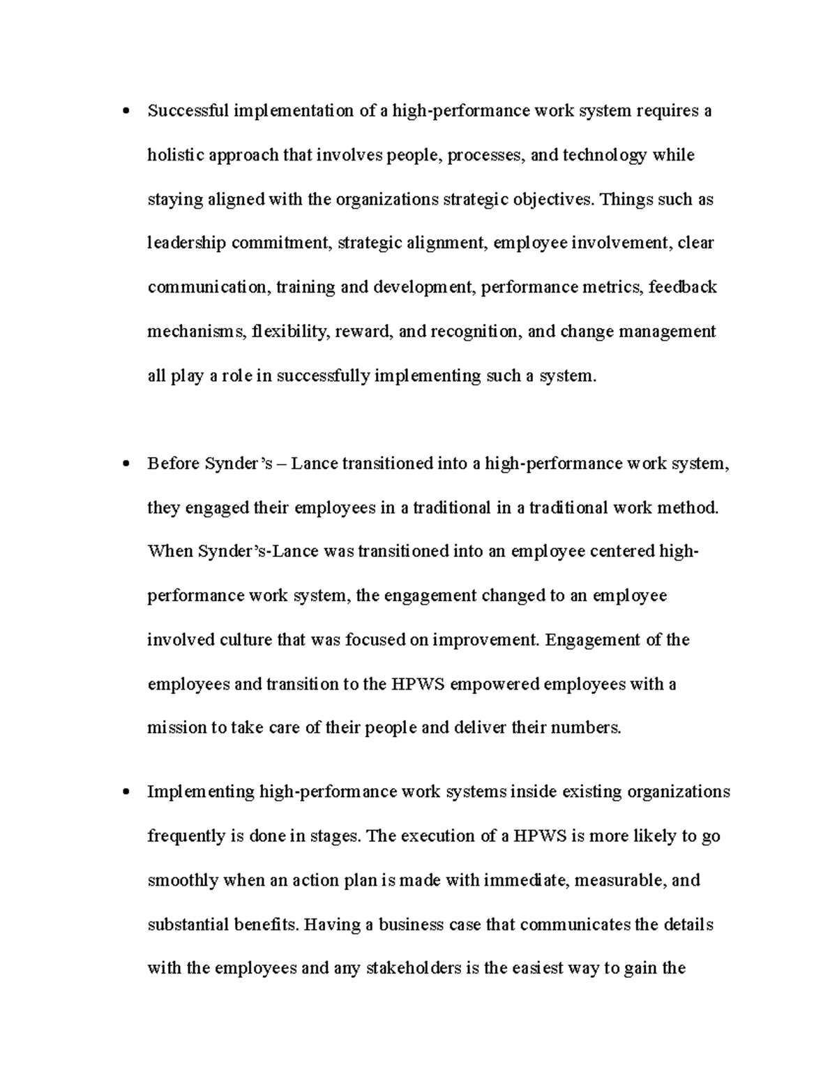 Week 7-Human Resource Management Jordan Allen - Successful ...