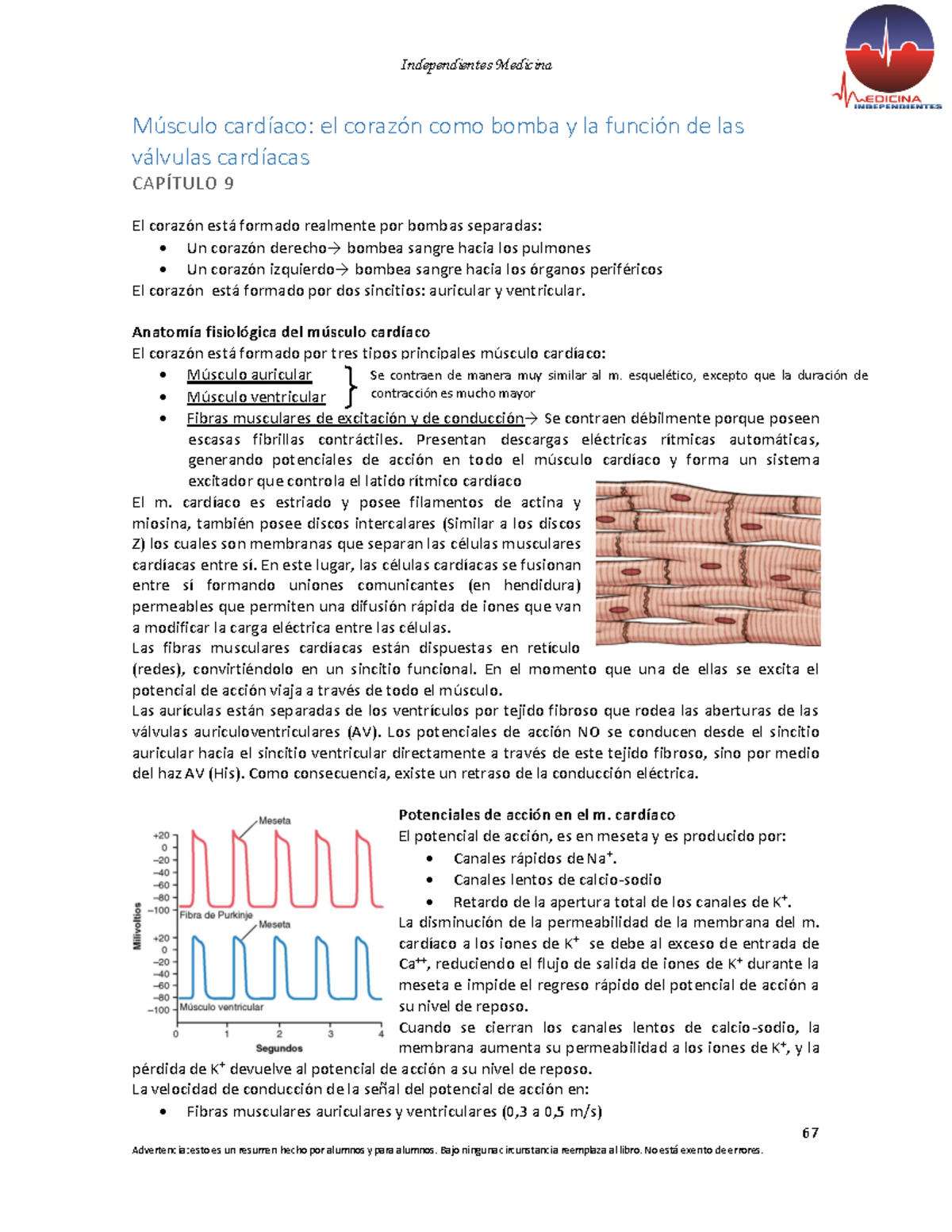 9 Músculo cardíaco el corazón como bomba y la función de las válvulas ...
