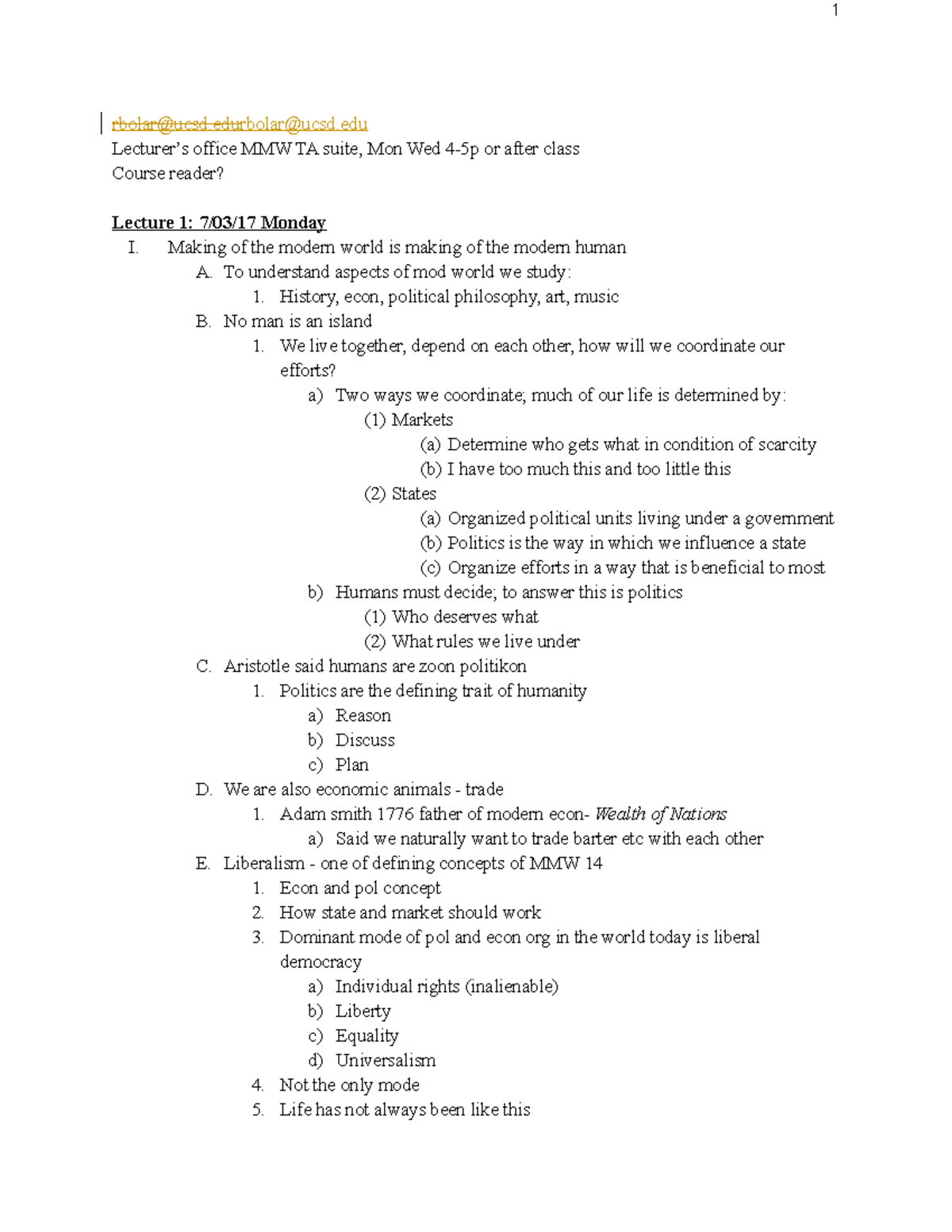 MMW 14 Lecture Notes - Professor Babak - rbolar@ucsd@ucsd Lecturer’s ...