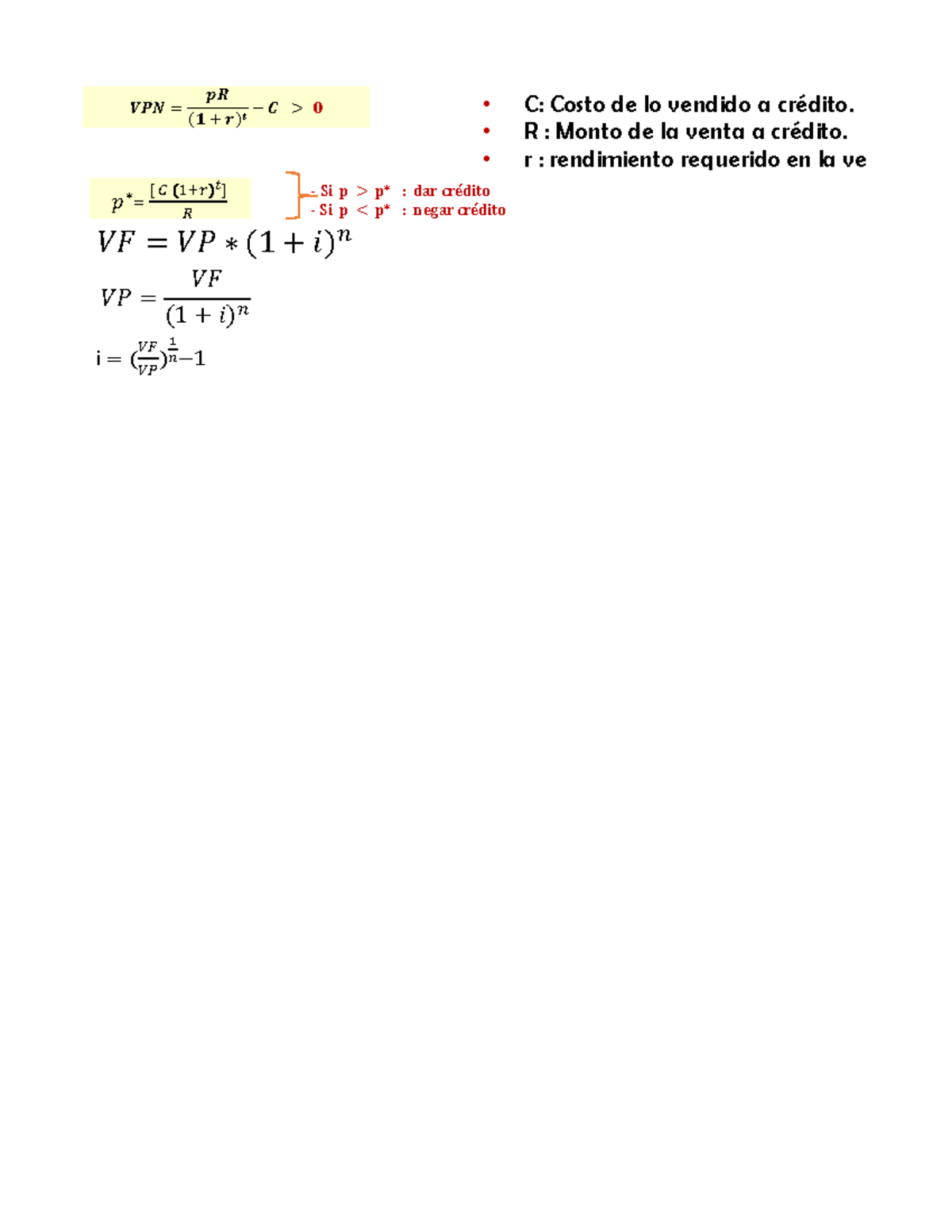 Semana 5 FC ( Tarea) - Finanzas corporativas - ࡺࡼࢂ = ࡾ࢖ (૚ + ࢘ )࢚ − ...