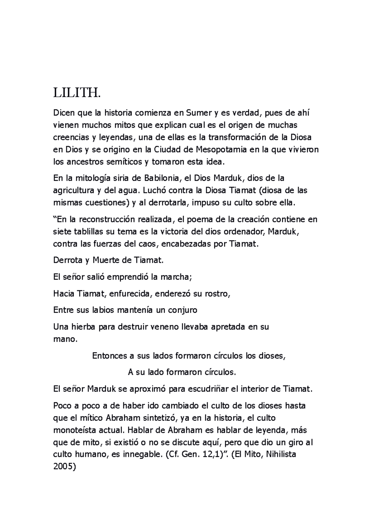 Lilith - LILITH. Dicen que la historia comienza en Sumer y es verdad ...