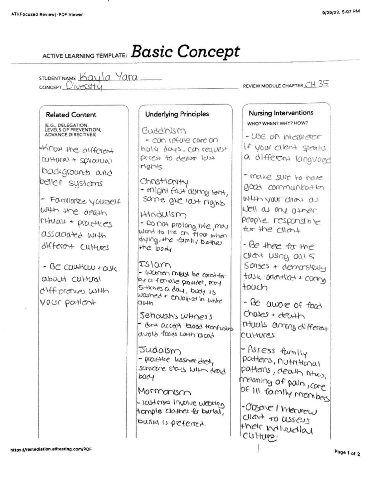 3 templates for practice assessment - BIOL2210E - Studocu