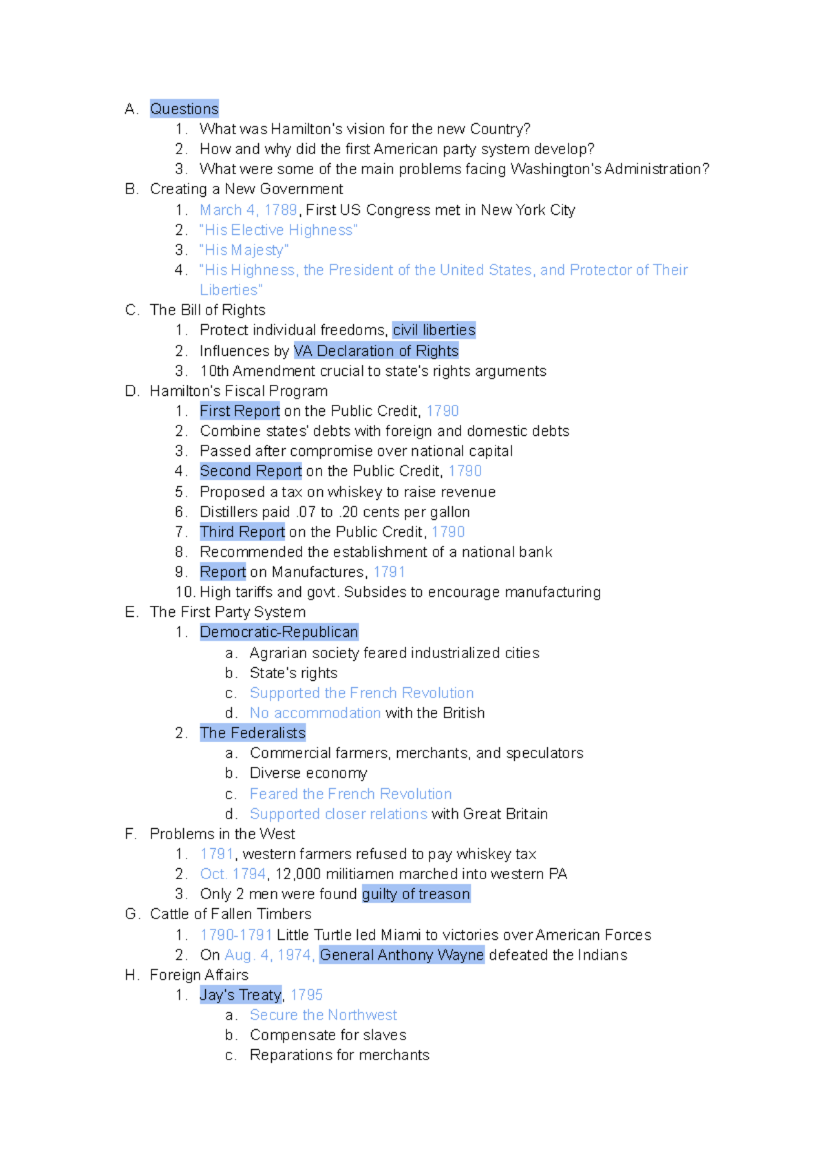 The Federalist Era - American History to 1865, Benjamin Fitzpatrick ...