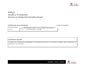 Semana 06 Sumativa 3 – Solemne 1 (Supervisado remotamente) 202315.1410 Costos Y Presupuestos ...