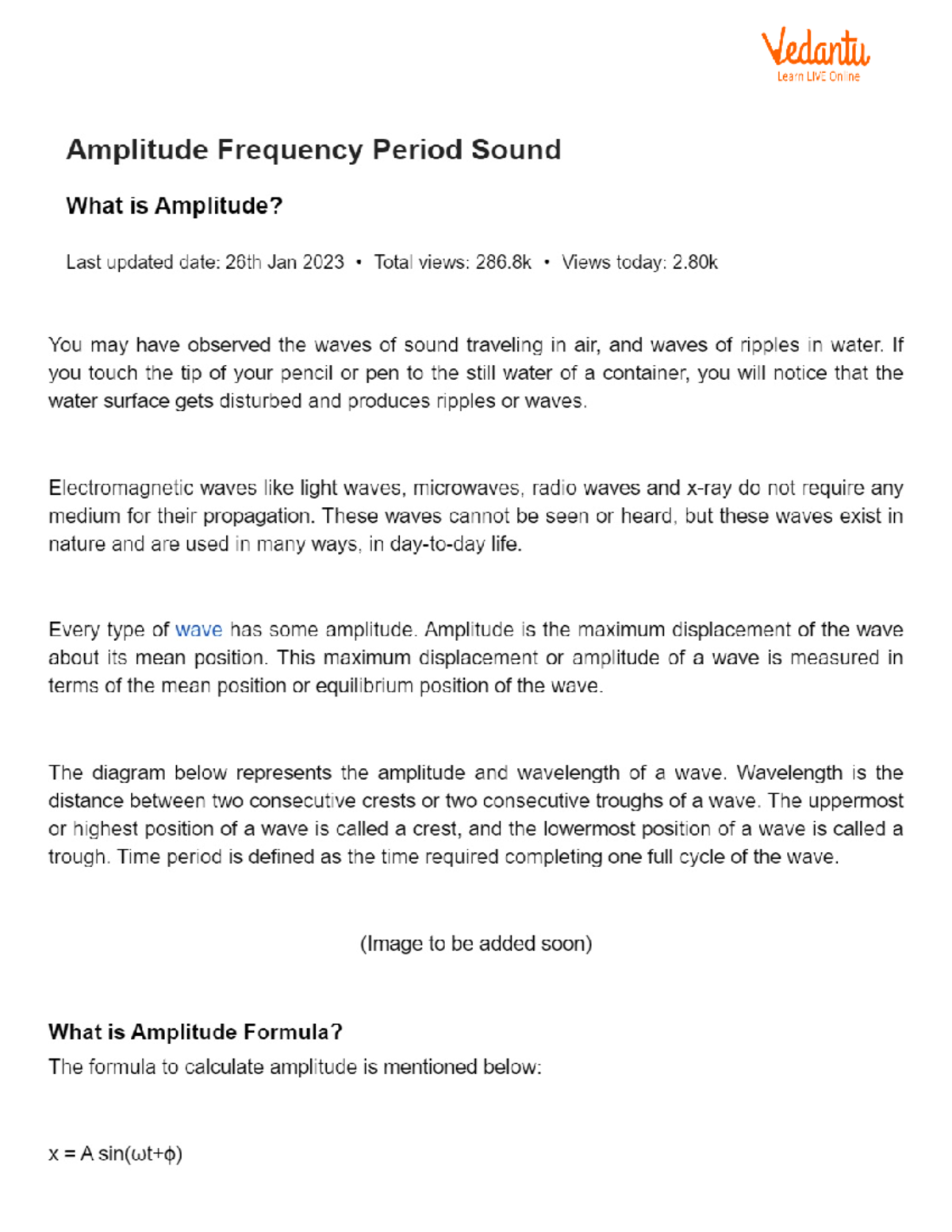 Amplitude Frequency Period Sound - B.tech CSE - Studocu