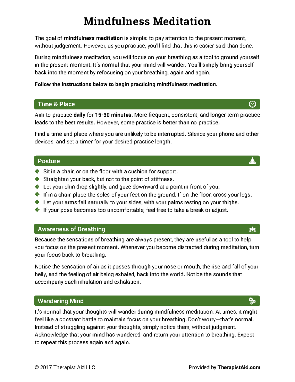 How to practice mindfulness meditation - Mindfulness Meditation © 2017 ...