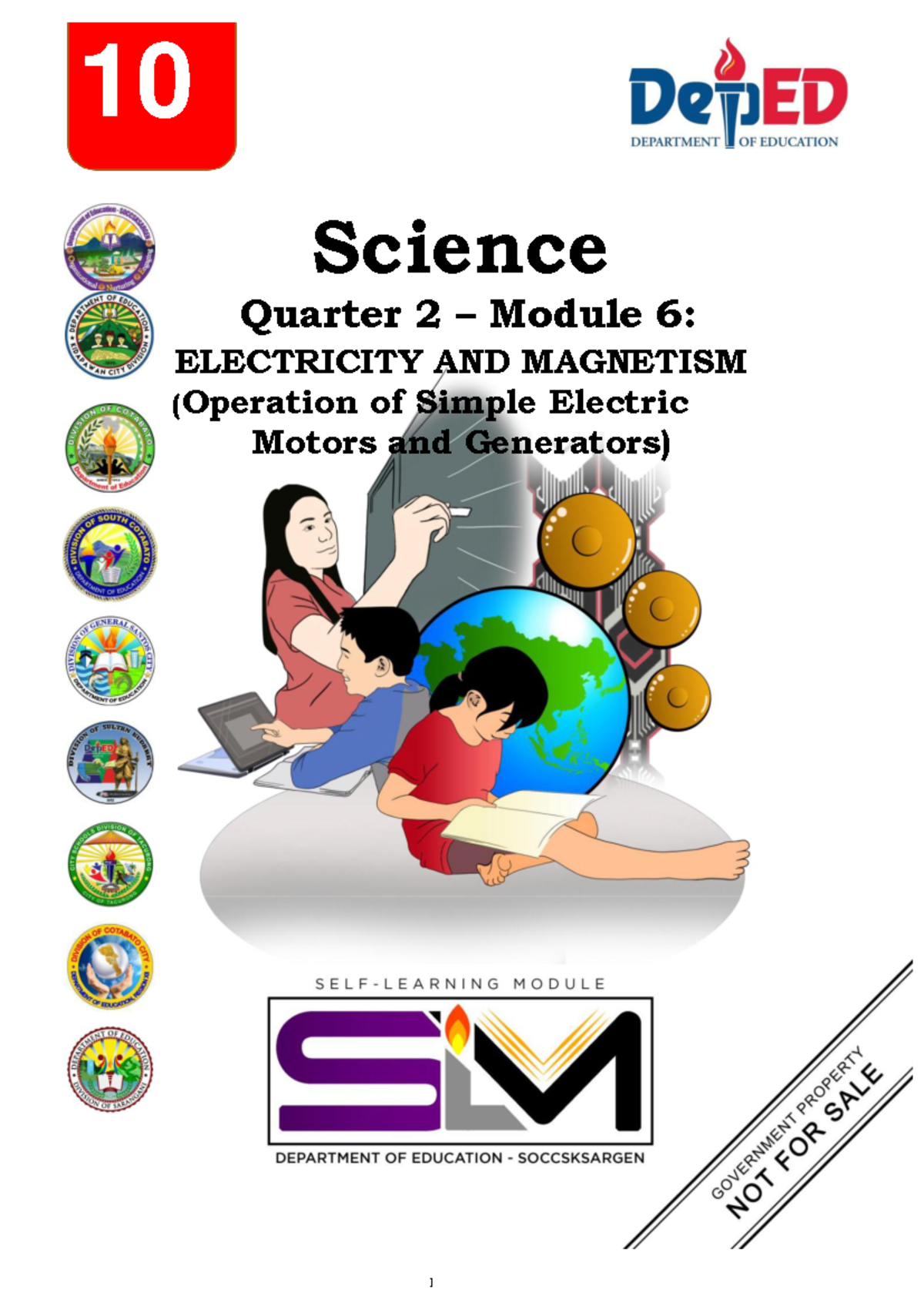 SCI10 SLM Q2 M6 - module - 10 Science Quarter 2 – Module 6: ELECTRICITY AND MAGNETISM (Operation ...