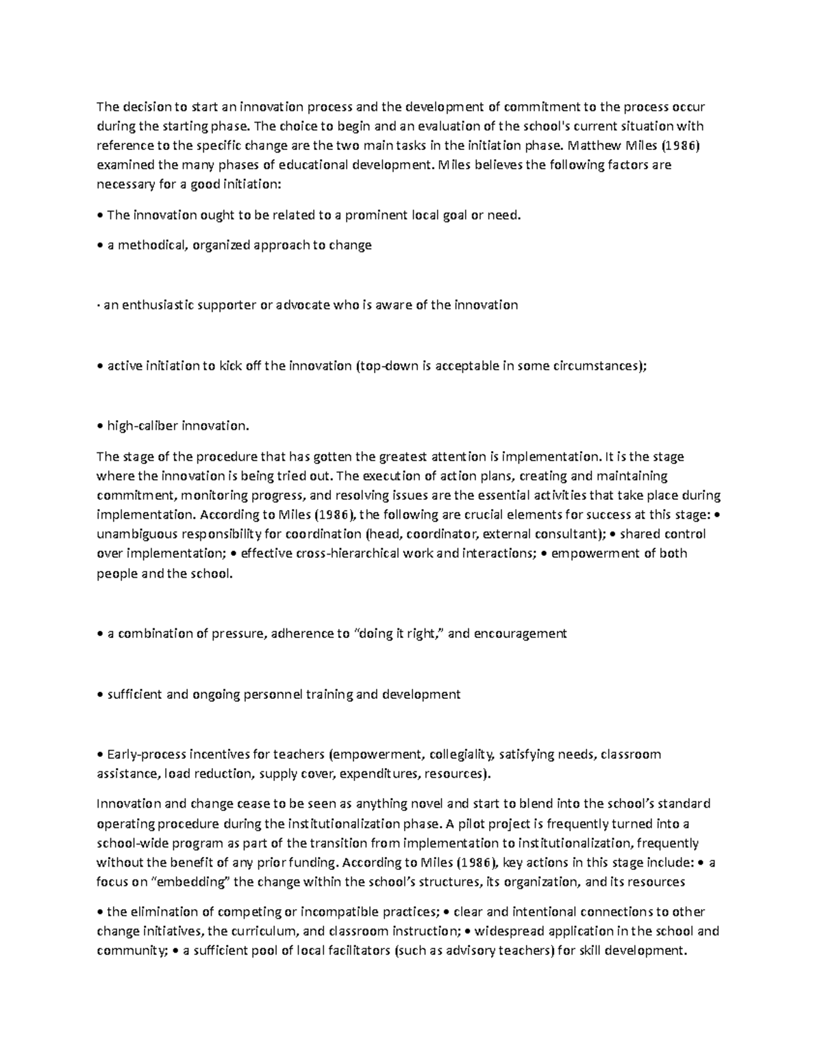 TPRI 1502 Assignment Presentation - The decision to start an innovation ...