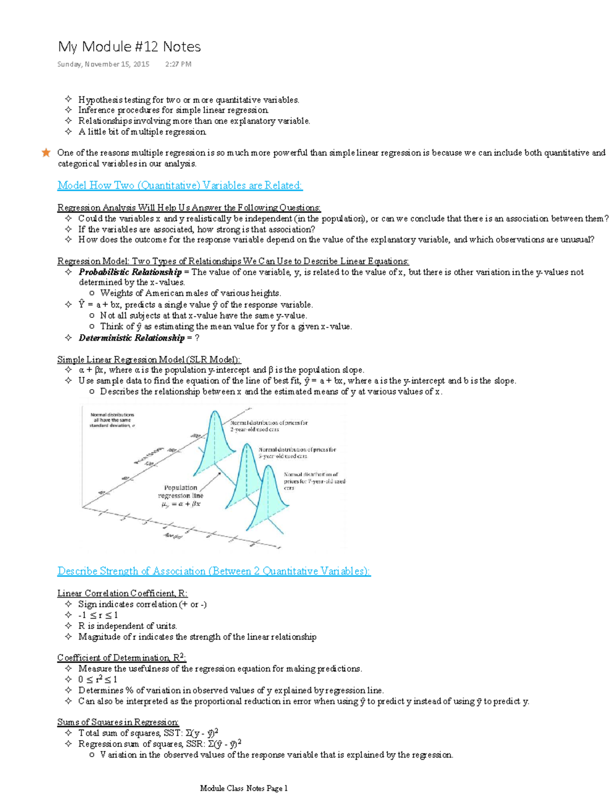 STA261 Module 12 Notes - Hypothesis testing for two or more ...