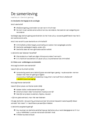 Samenleving samenvatting - De samenleving 1 de mens en de samenleving ...