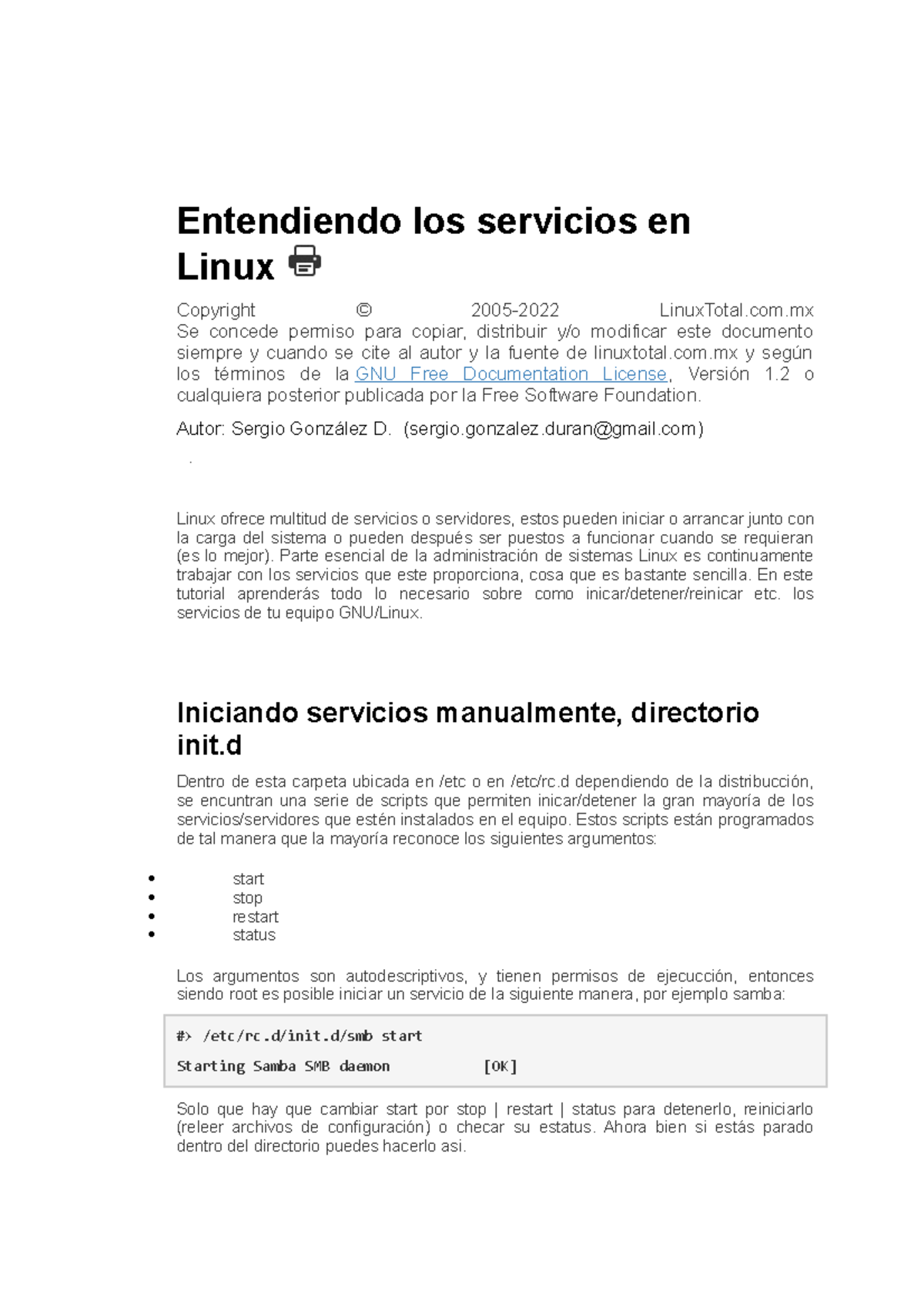 Uso y control de servicios en Linux - Entendiendo los servicios en ...