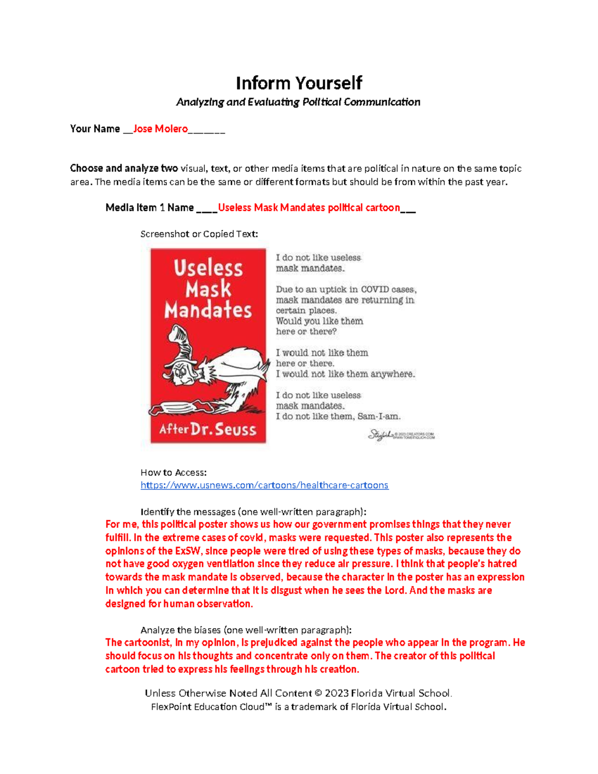 Inform yourself template - Inform Yourself Analyzing and Evaluating ...