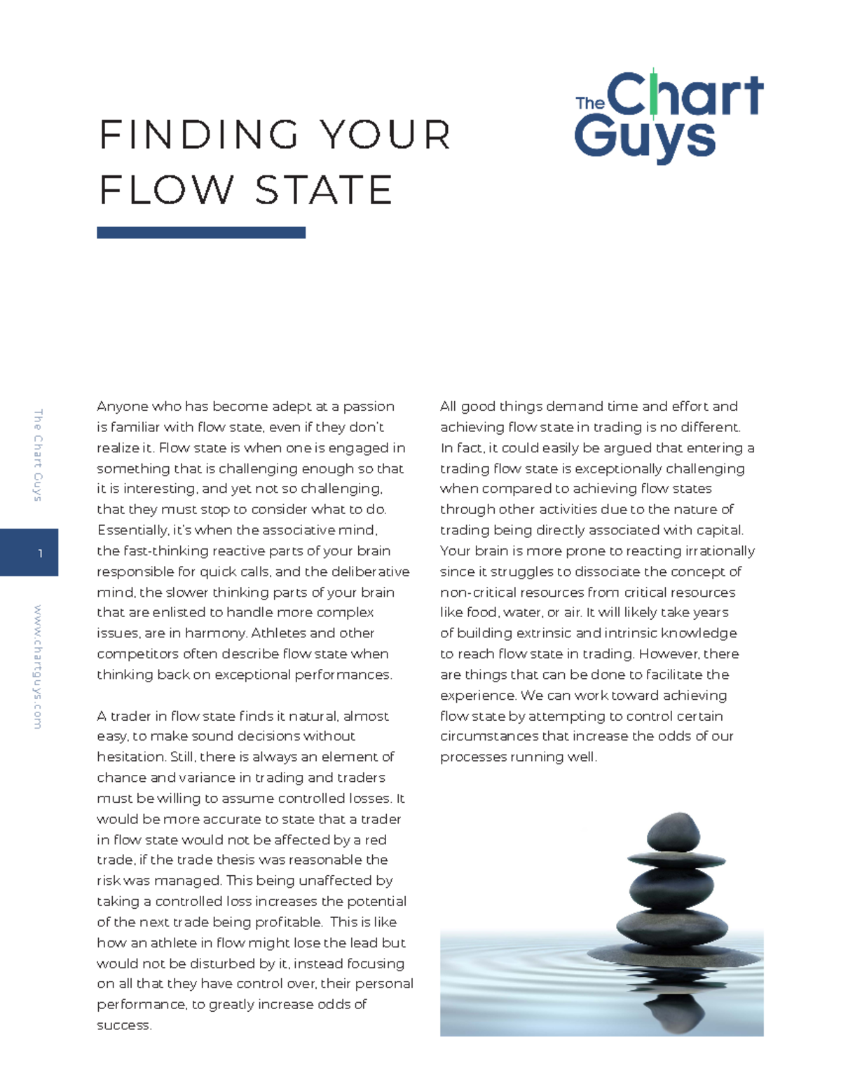 02 Flow State - trading ebook notes - The Chart Guys w w w.chartguys 1 ...