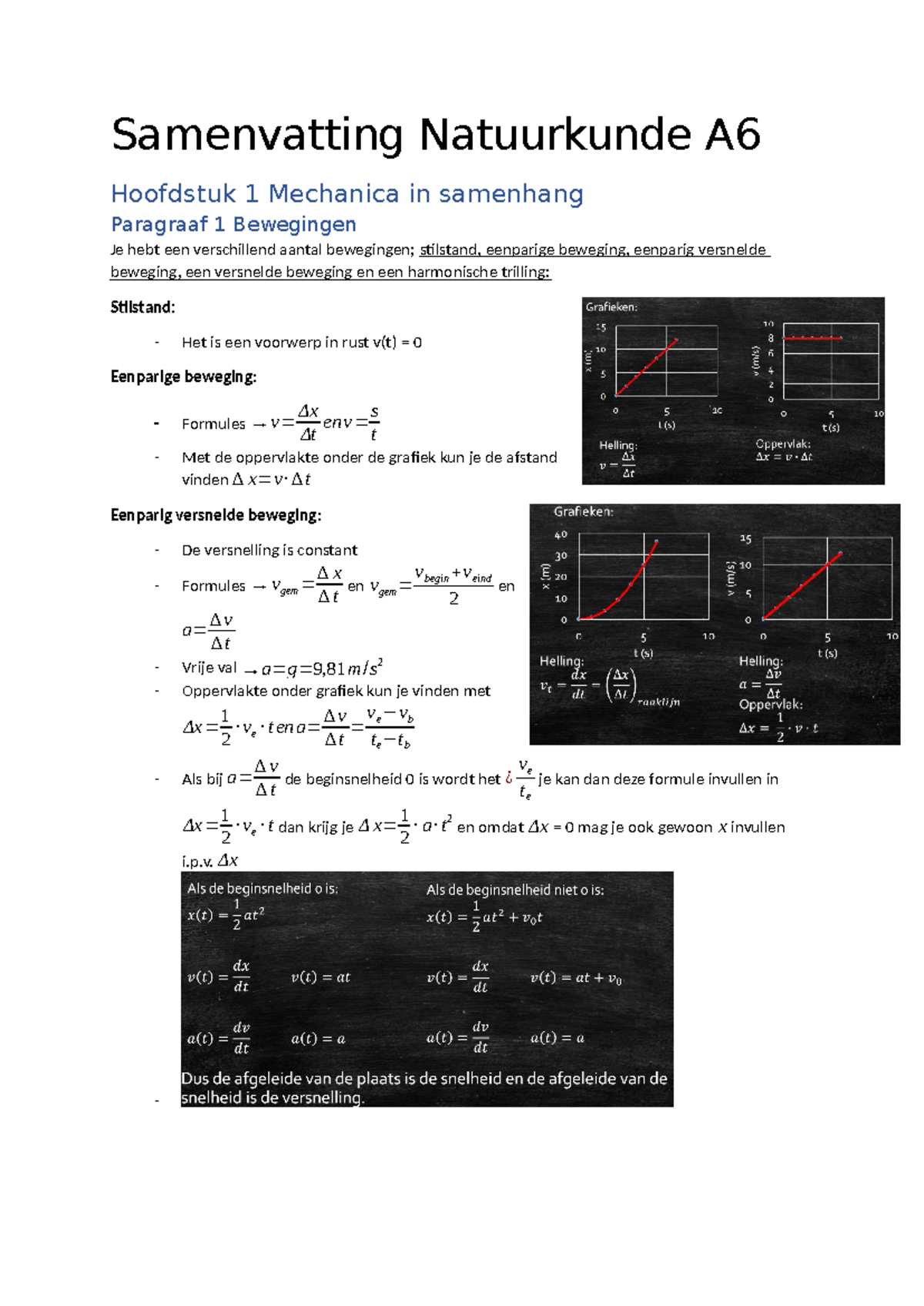 Natuurkunde Samevatting H14H15 A6 - Samenvatting Natuurkunde A ...