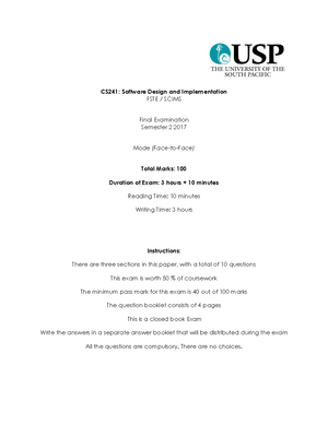 CS311 Week 3 Tutorial 2 Solution - Describe three general methods for passing parameters to the ...