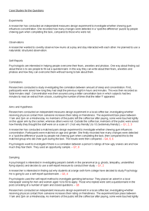 Sign test worksheet - This is psychology revision for component 1 which ...