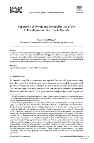 Compendium of moot competition - Compendium Of the Cases Cited On ...