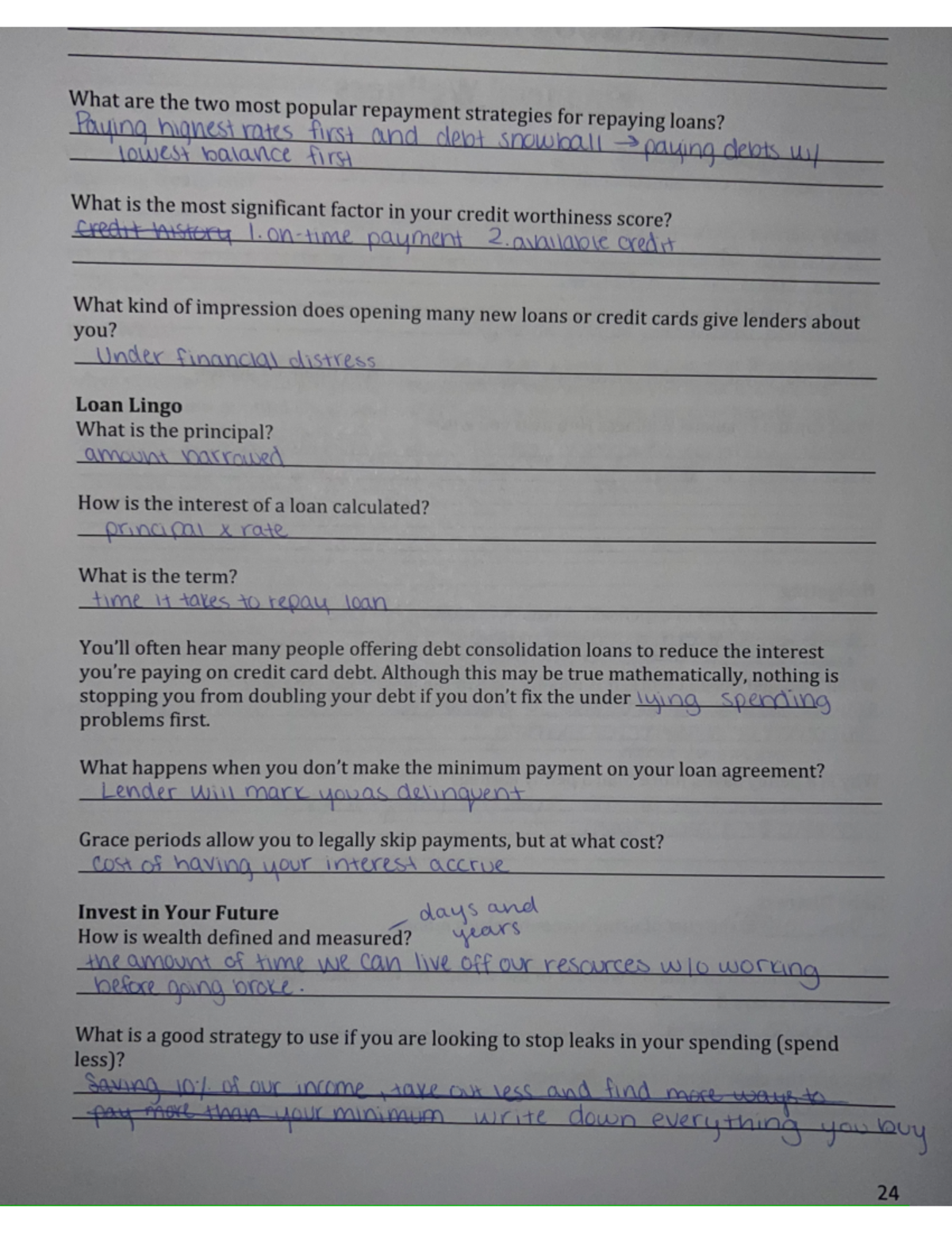 workbook assignment 5 pg 2 - HLTH 1000 - Studocu