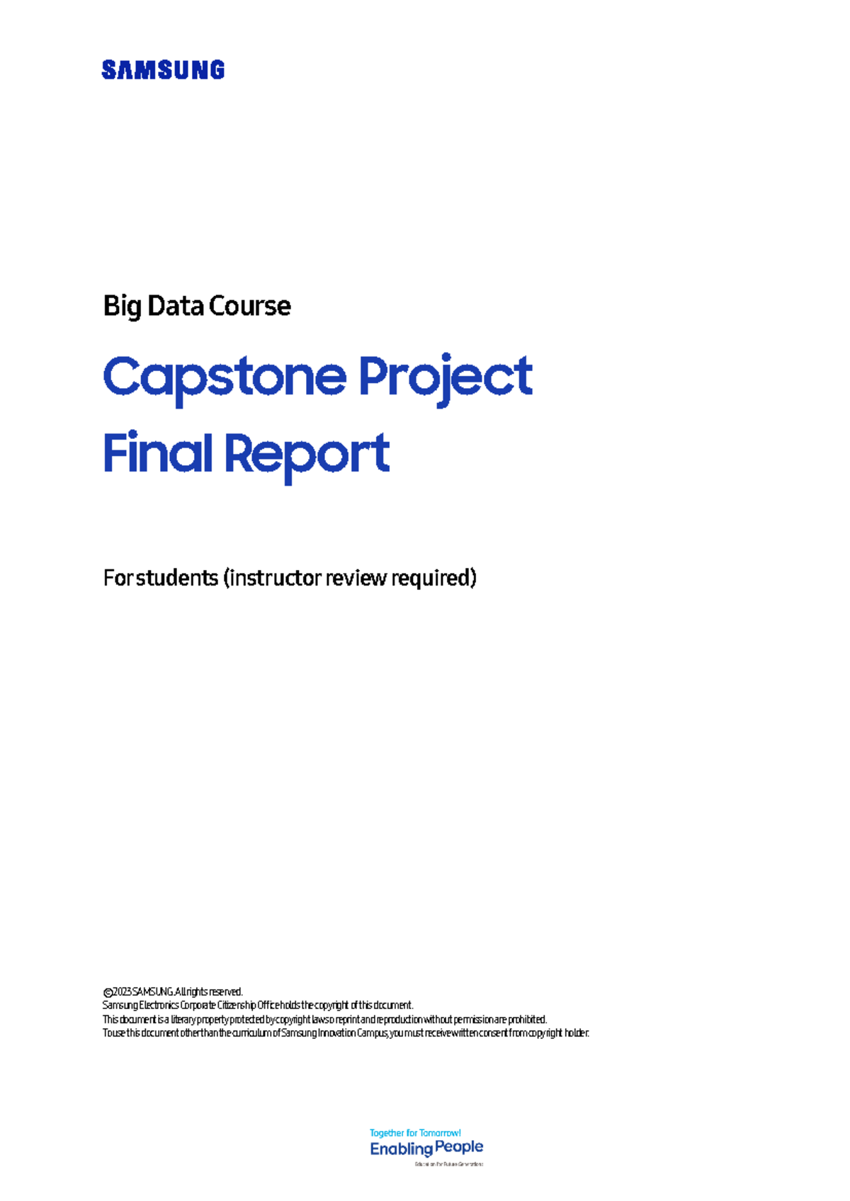 SIC Big-Data Capstone-Project Final-Report - Big Data Course Capstone ...