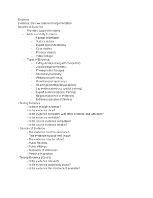 Debate Notes - The Debate Proposition: Identifies Central Issues ...