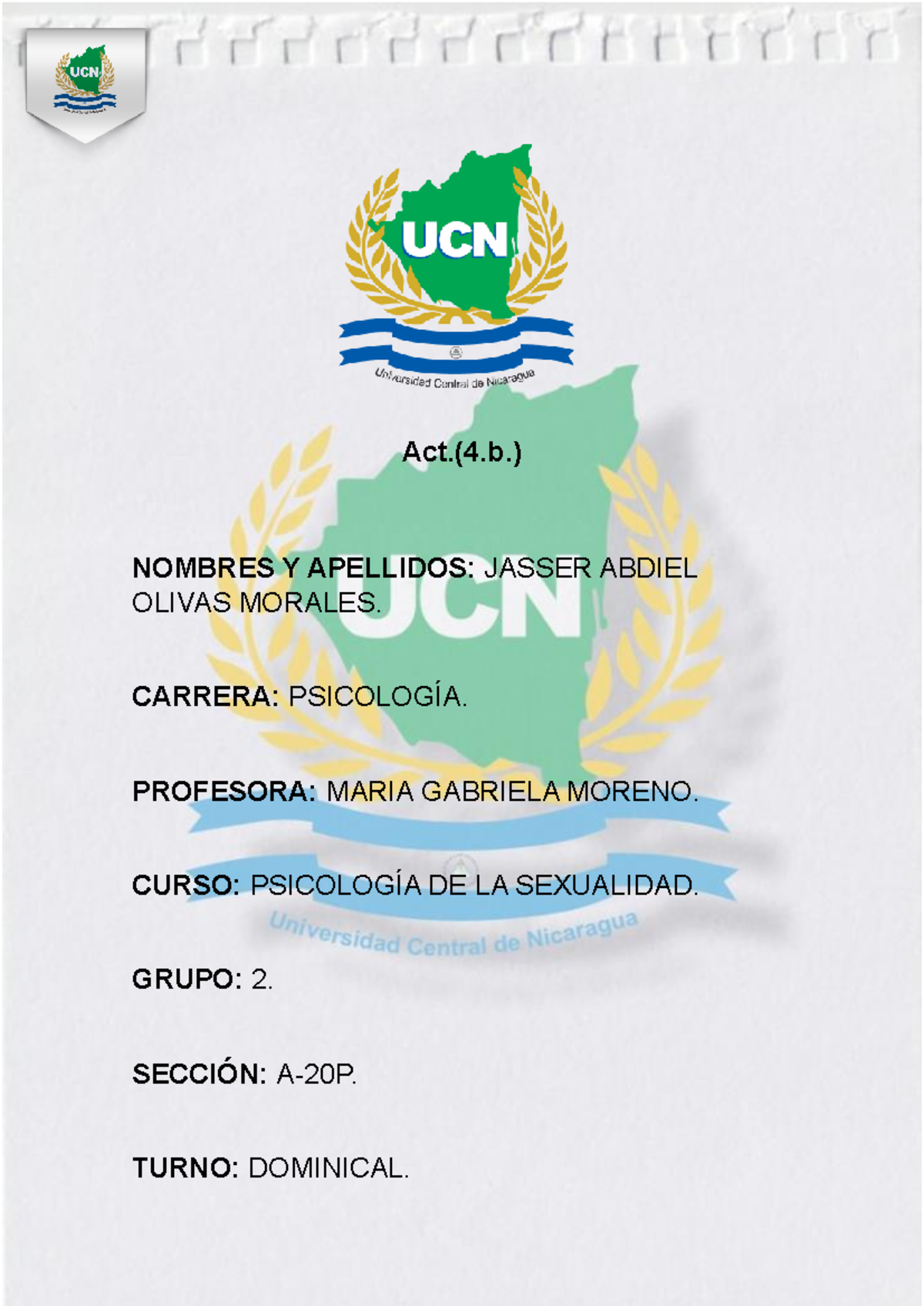 Documento ( act. 4.b. ) - Trabajo - Act.( 4 .b.) NOMBRES Y APELLIDOS ...