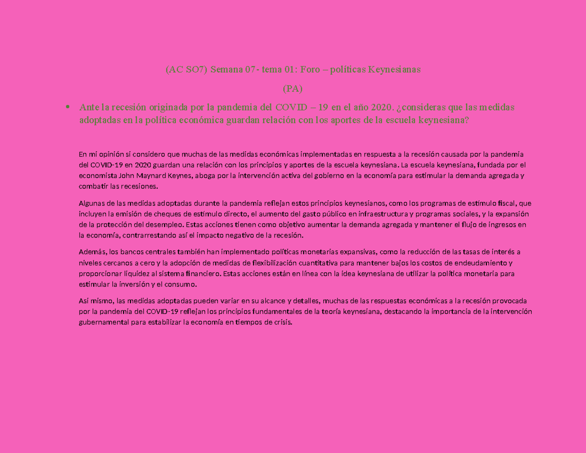 Foro de contabilidad - (AC SO7) Semana 07- tema 01: Foro – políticas ...