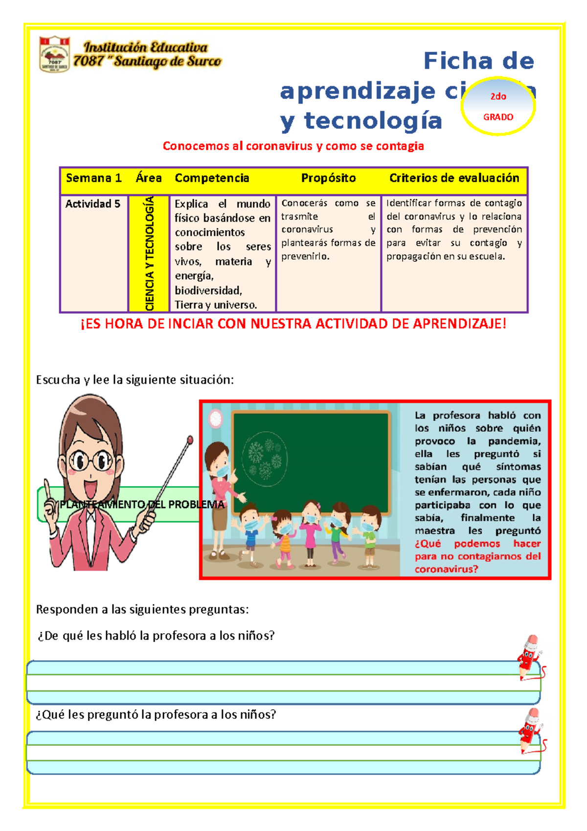 32 Ficha Ciencia Y Tecnología Segundo Grado 13 DE Abril DEL 2022 ...