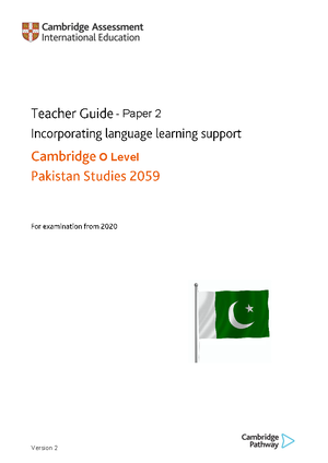 2059 Teacher Guide Paper 1 (for examination from 2020 ...