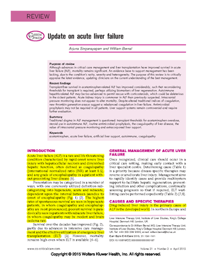 Mechanisms of decompensation and organ failure in cirrhosis ...