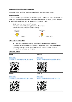 Week 4 Tutorial Activity Padlet (T07) - Tutorial Week 4 Activity: Water availability and ...