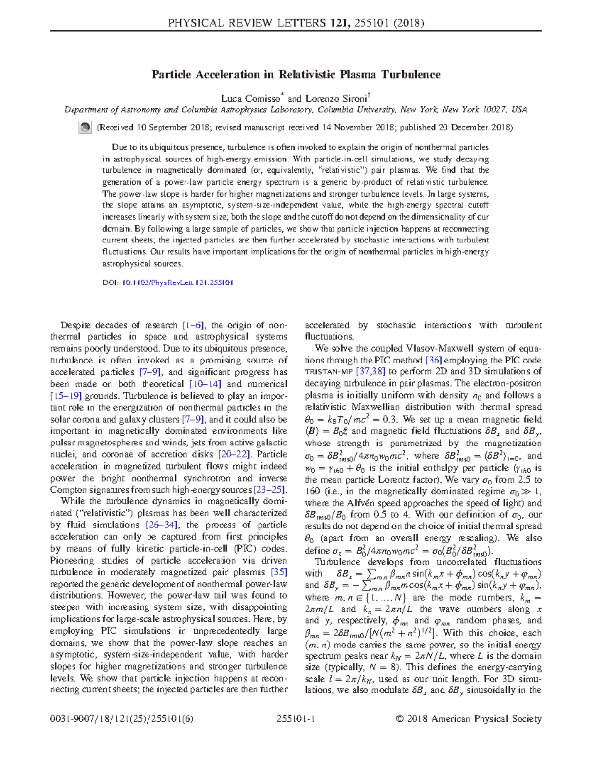 Phys Rev Lett - 111111111111111111111111 - Particle Acceleration in Relativistic Plasma ...