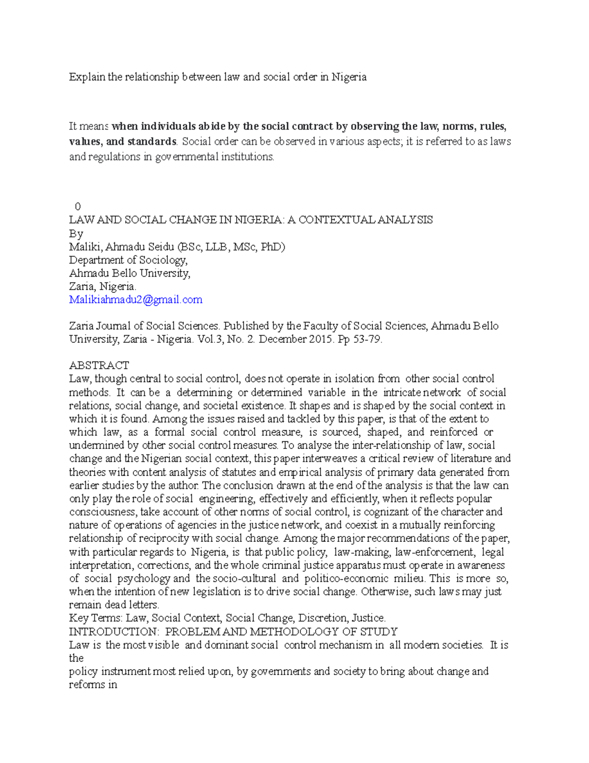 Main assignment - I'm a researcher who seeks to make or create ideas ...