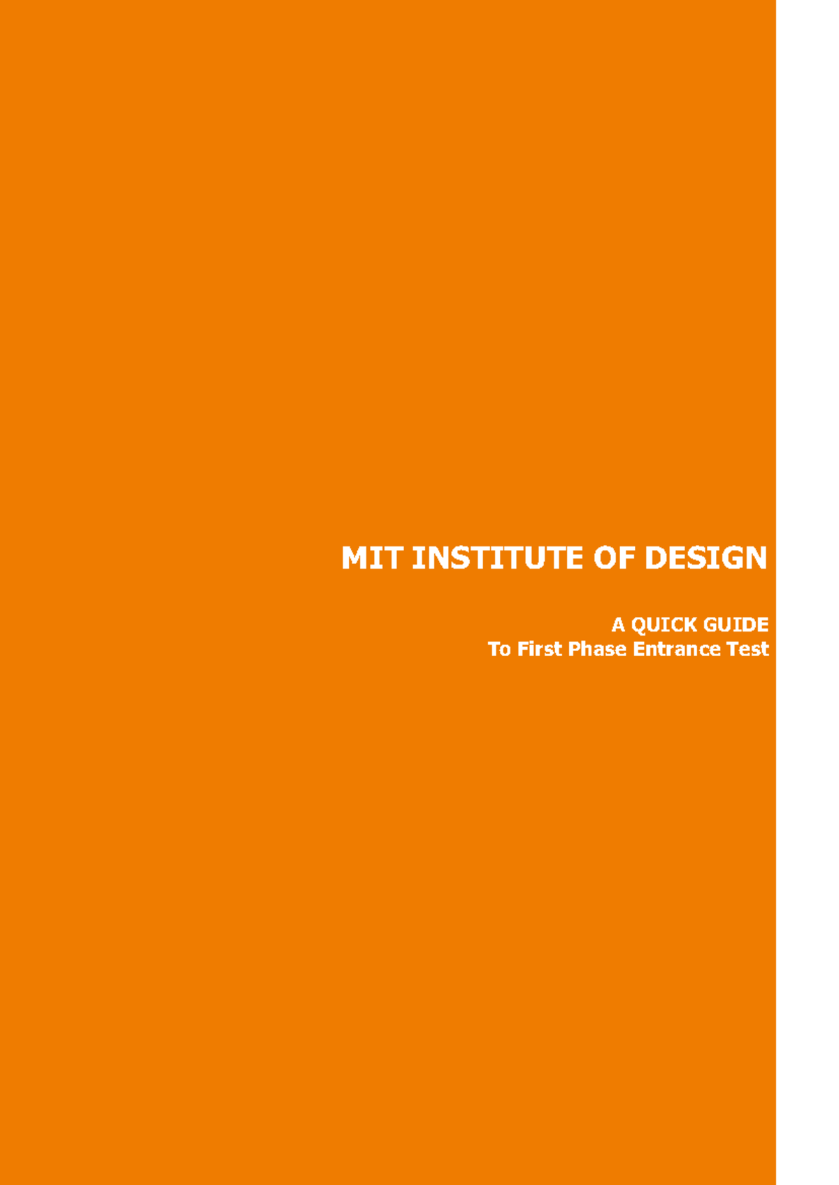 Mit-quick-guide - Jfgjfa - MIT INSTITUTE OF DESIGN A QUICK GUIDE To ...