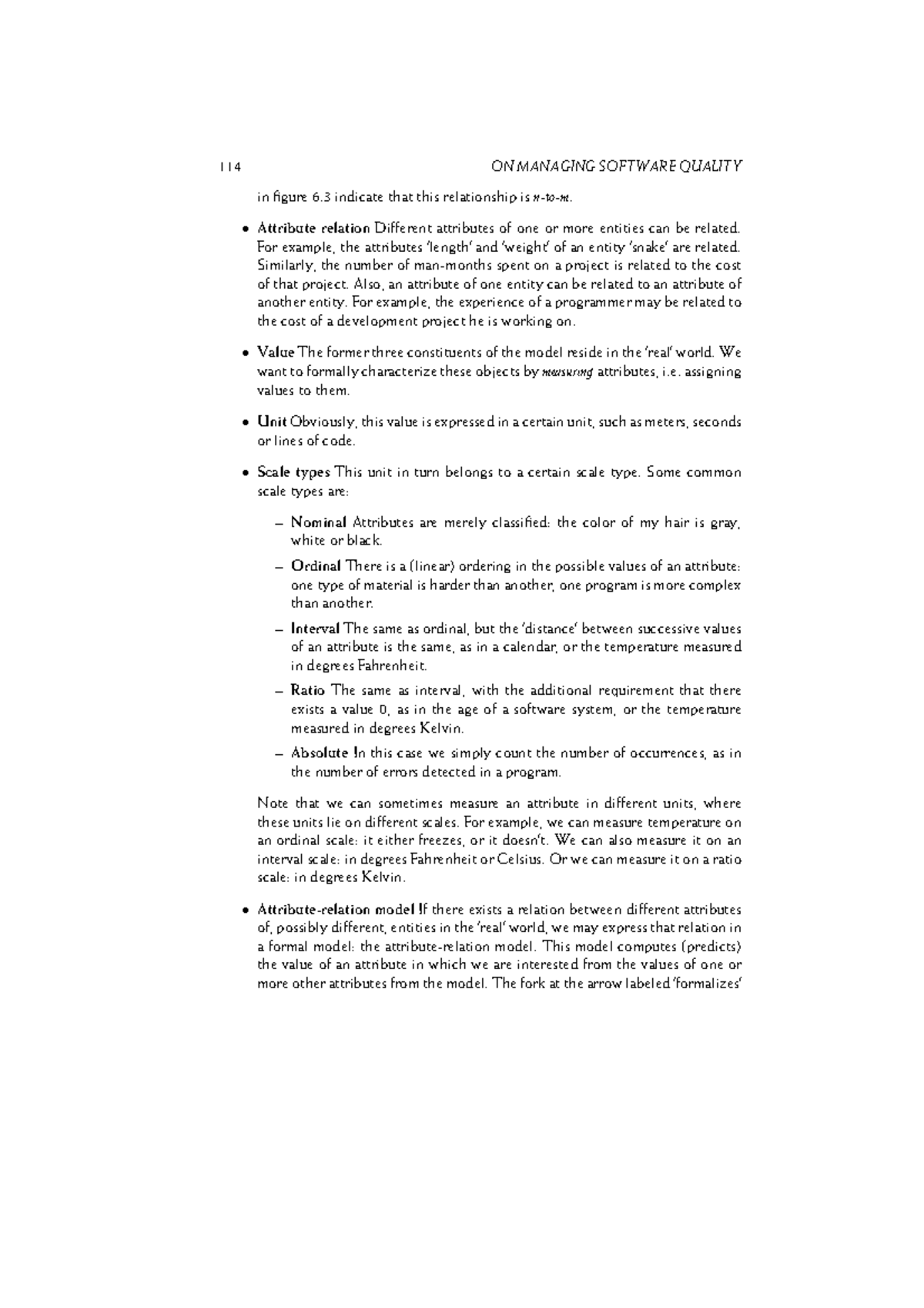 Software Engineering Lecture Notes 29 114 On Managing Software Quality In Figure 6 Indicate 