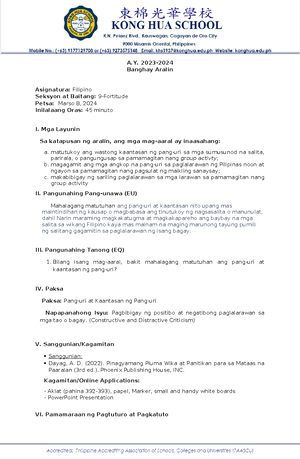 1st Quarter Reading of Honors Certificate Editable - Filipino sa Piling ...