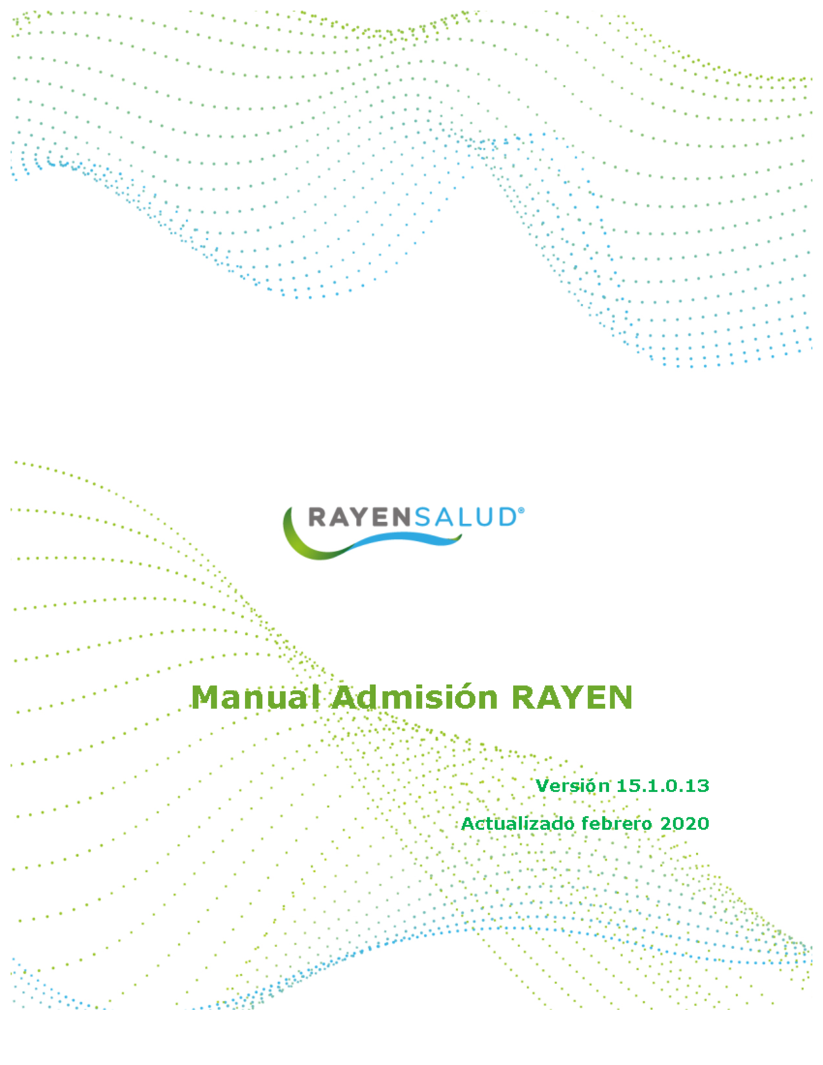 Software Rayen - Manual Admision - Manual Admisión RAYEN Versión 1 5 .1 ...