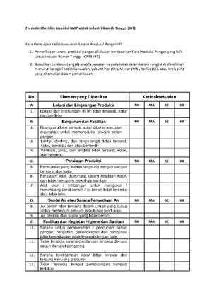 Food Safety Management - Keamanan Pangan - Studocu