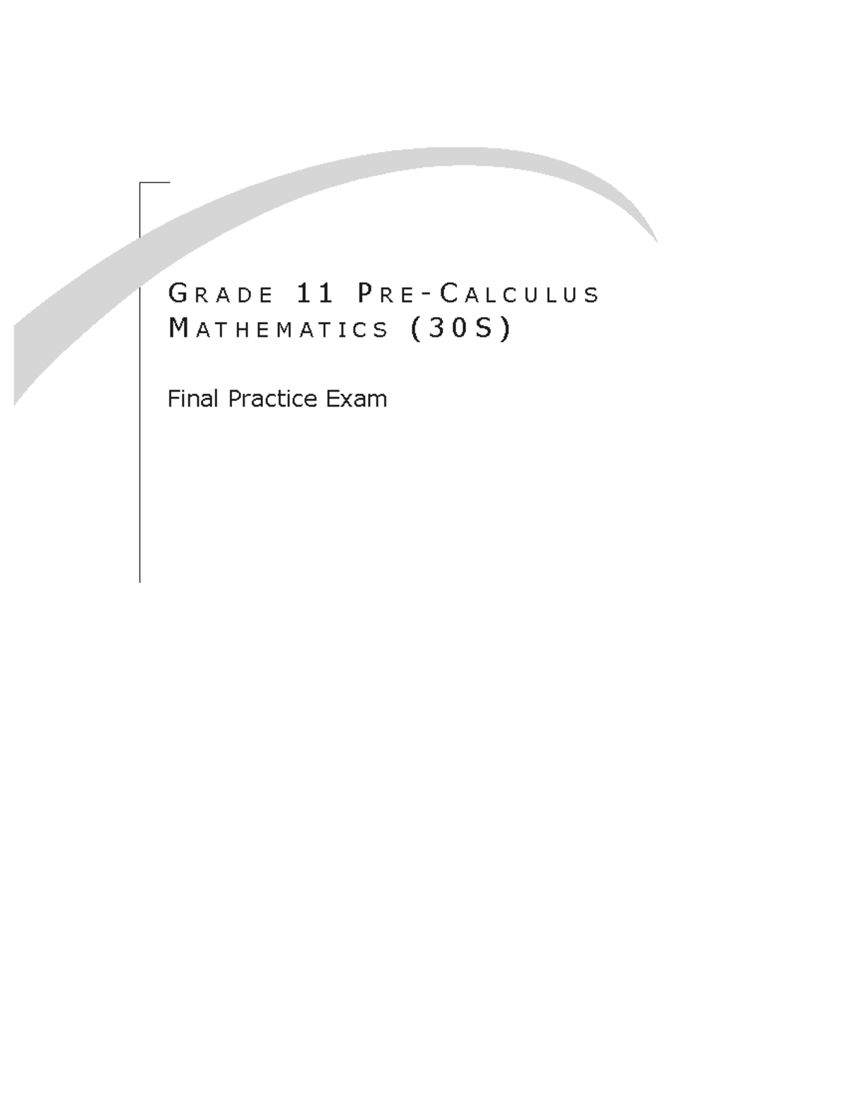 Upcat, SASE - Pre-Calculus Mathematics Sample Test - BS Biology - Studocu