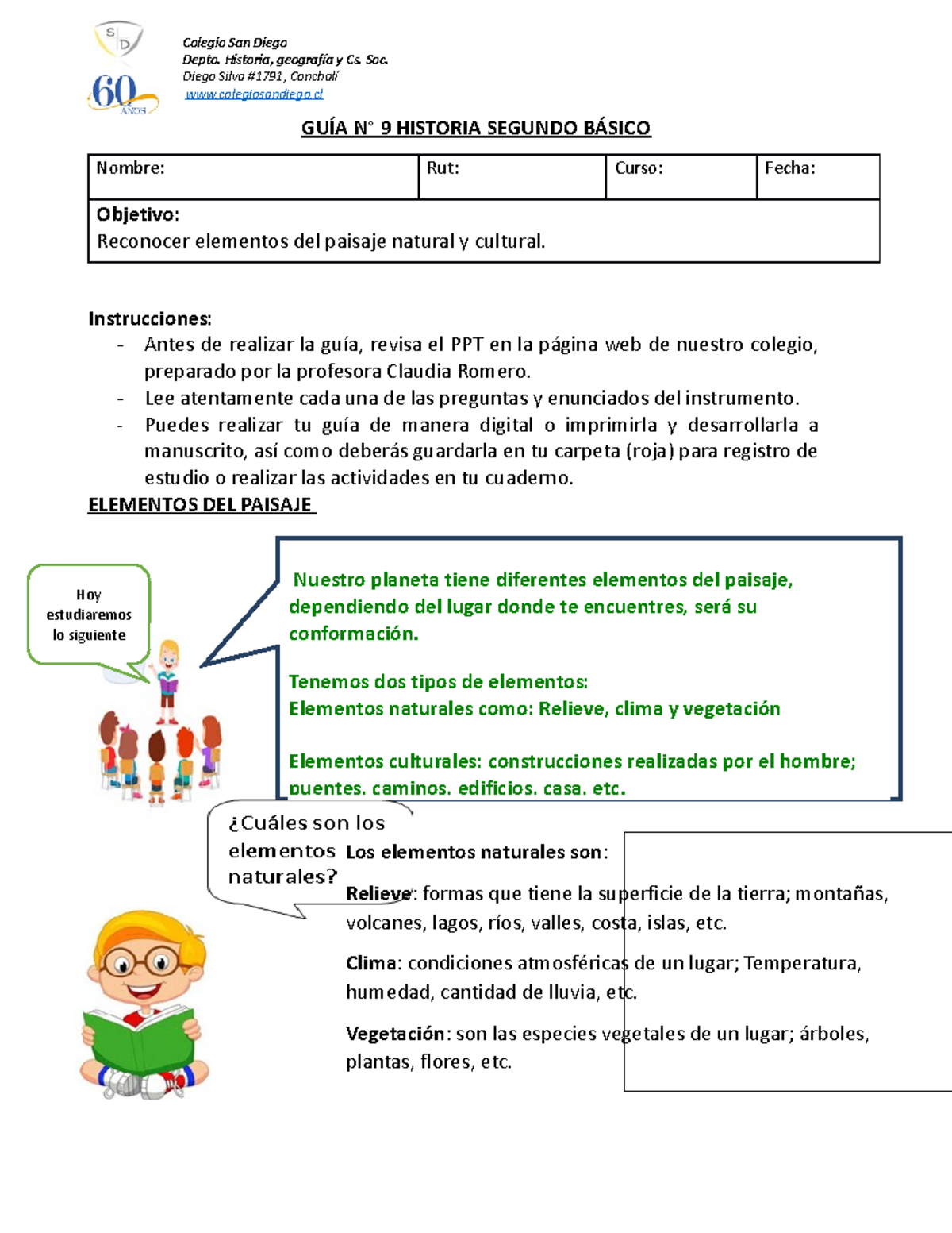 Segundo-Básico-3 - Guia para estudiantes de segundo basico - GUÍA N° 9 ...