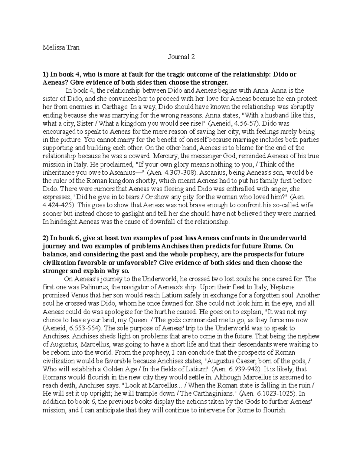 Journal 2 - CAMS 1102 - UConn - Studocu