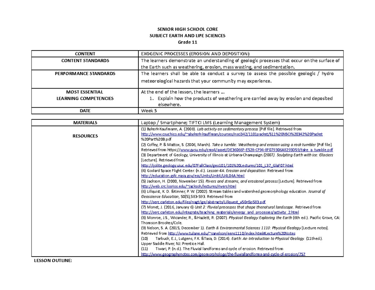 Scribd.vdownloaders.com detailed-lesson-plan-earth-and-life-sciences ...