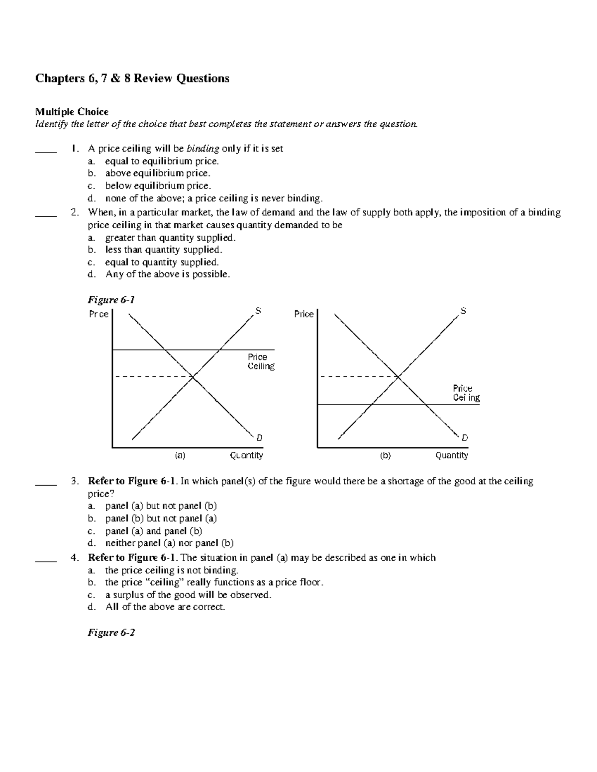 Chapters 6, 7 & 8 Review - pdf - Chapters 6, 7 & 8 Review Questions ...