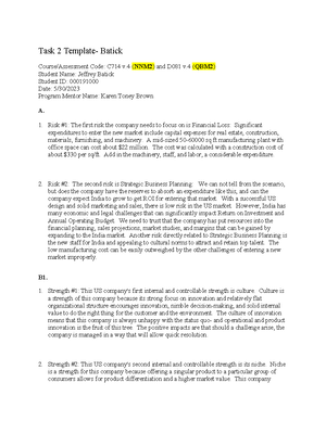 C721 Change Management- WGU Objective assessment - C721 Change ...