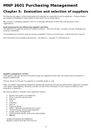 MNP2601 Study guide - MNP2601 - Unisa - Studocu